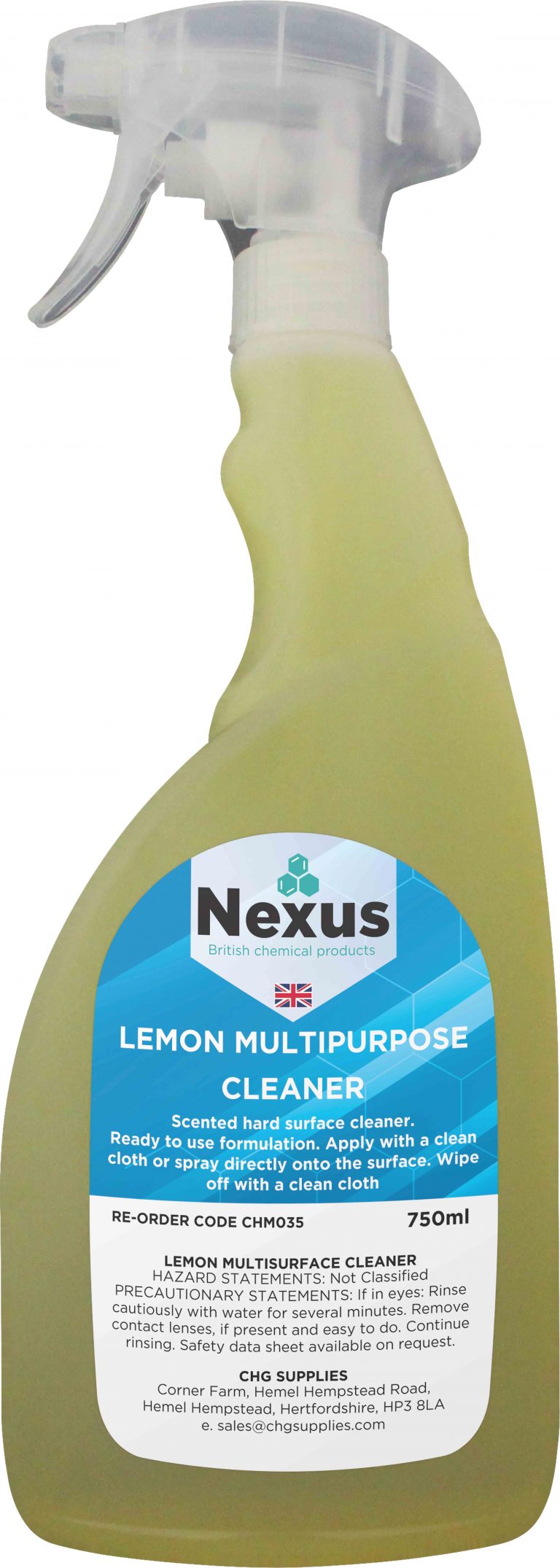 Nexus Lemon Multipurpose Cleaner 6x750ml - CHG Supplies